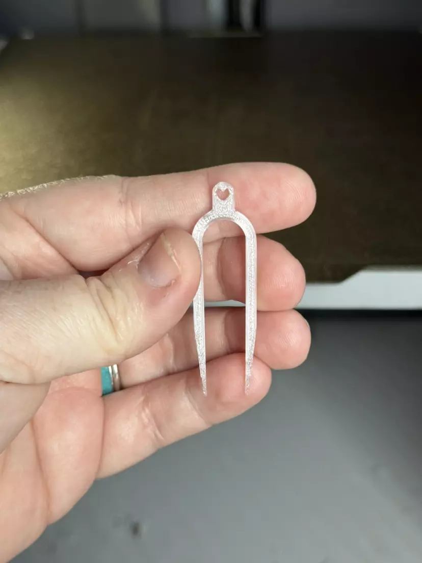 50 count | Heart Plant Prop Pins | 3D printed | Clear PETG ($25) from ...