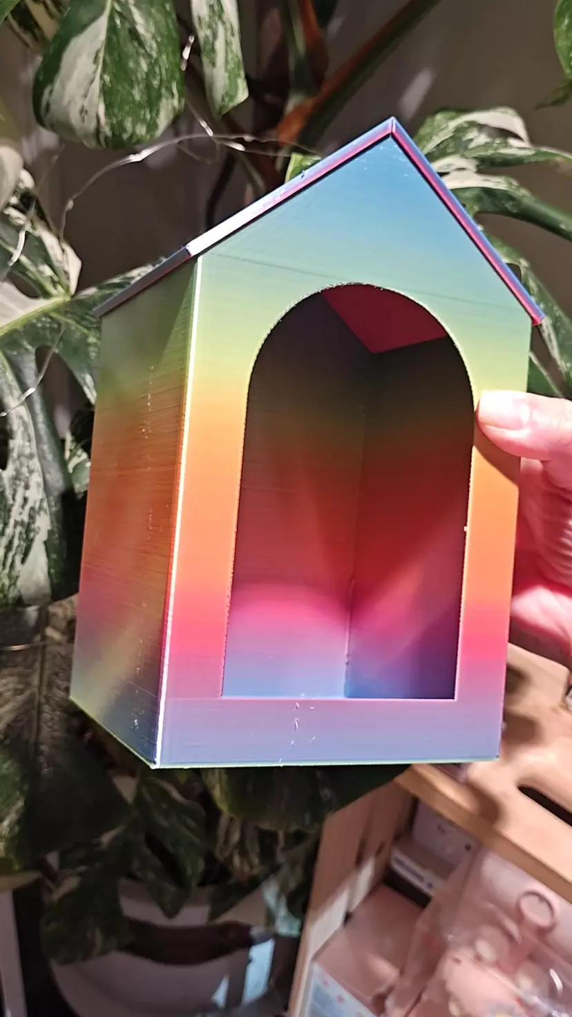 3D Printed Labubu House ($12) from @MatsByCat